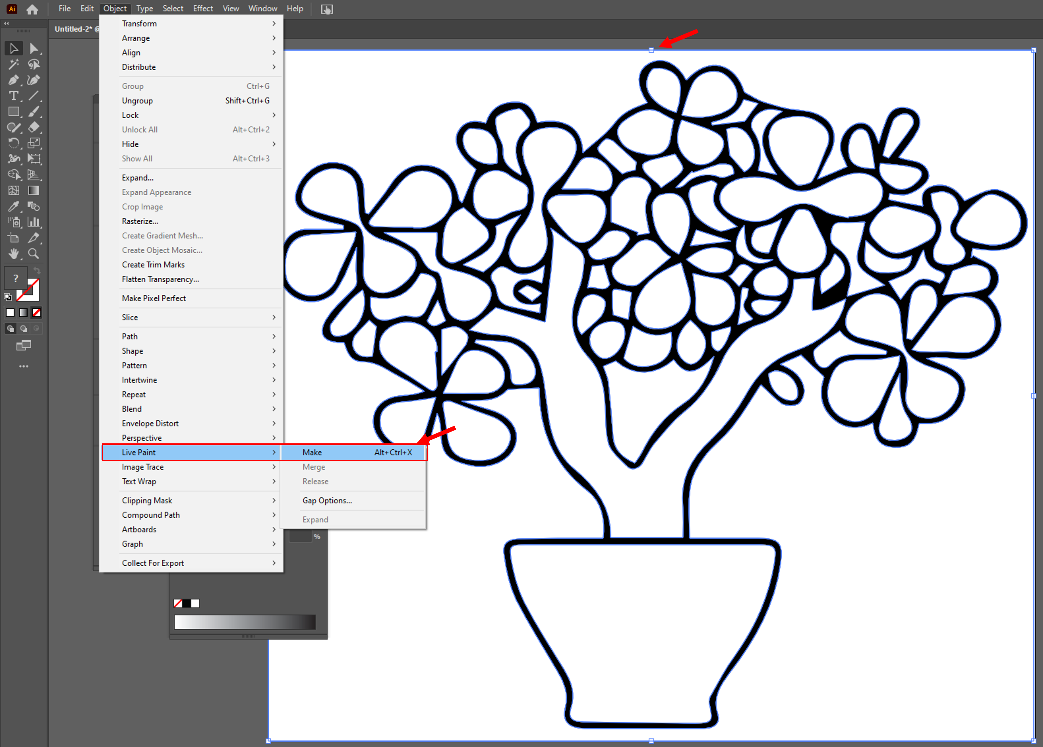 Ittty-Bitty Illustrator Tutorials: Make a Picture Into a Live Paint ...